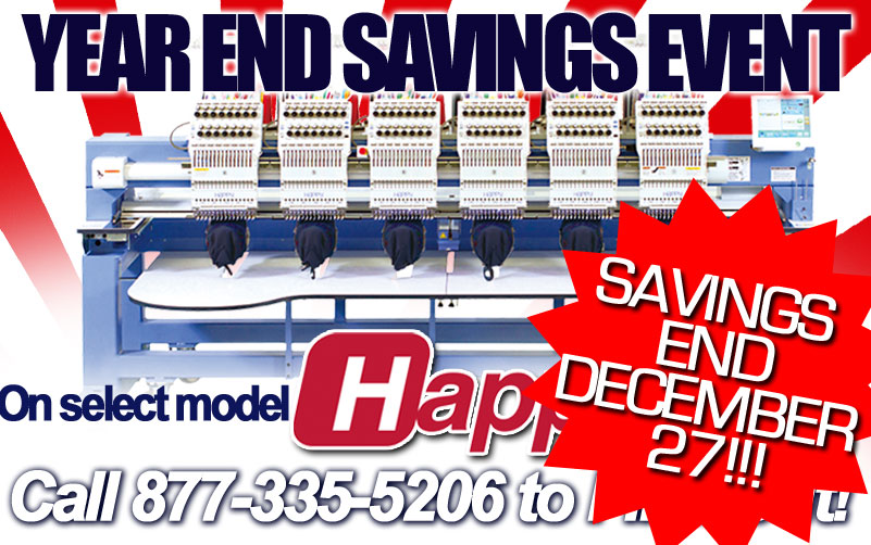 Happy Multi-needle Embroidery Machines – TEXMAC Happy is the World's ...