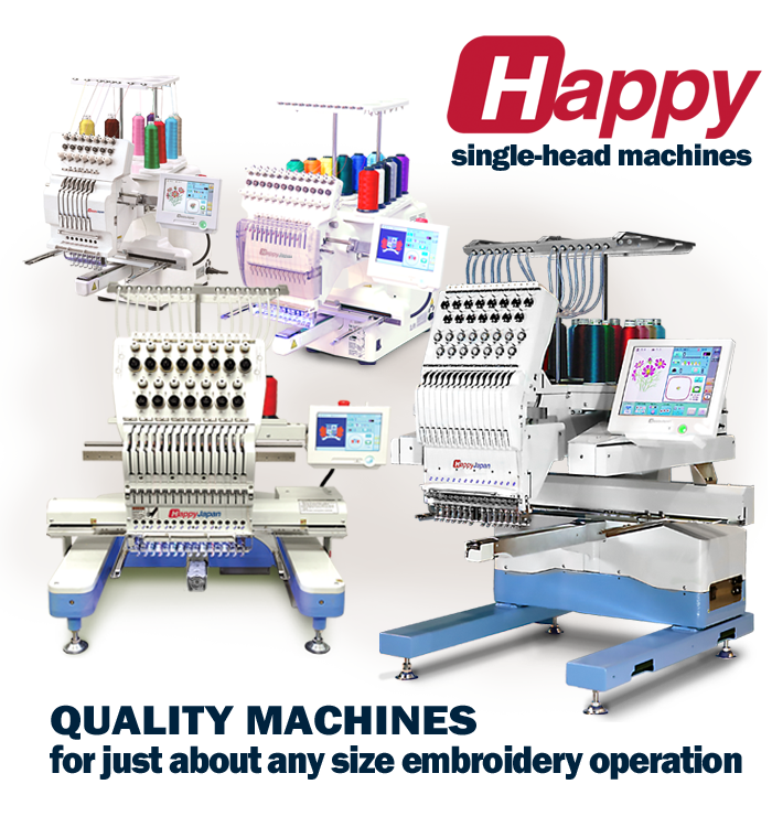 TEXMAC Direct Homepage | HAPPY Multi-needle embroidery machines