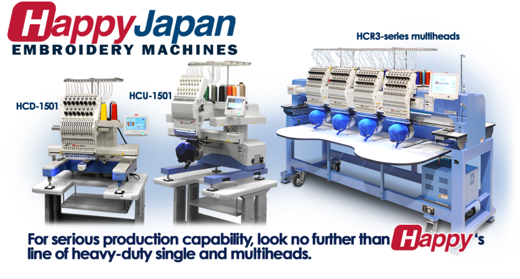 TEXMAC Direct Homepage | HAPPY Multi-needle embroidery machines