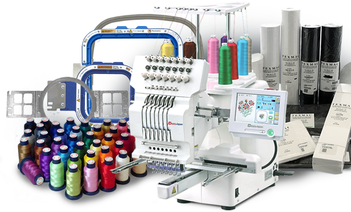 | HappyJapan Multi-needle Embroidery Machines 7-NEEDLE JOURNEY UNREAL ...