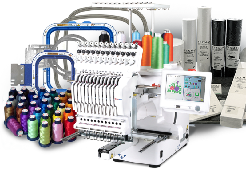 HappyJapan Multi-needle Embroidery Machines %